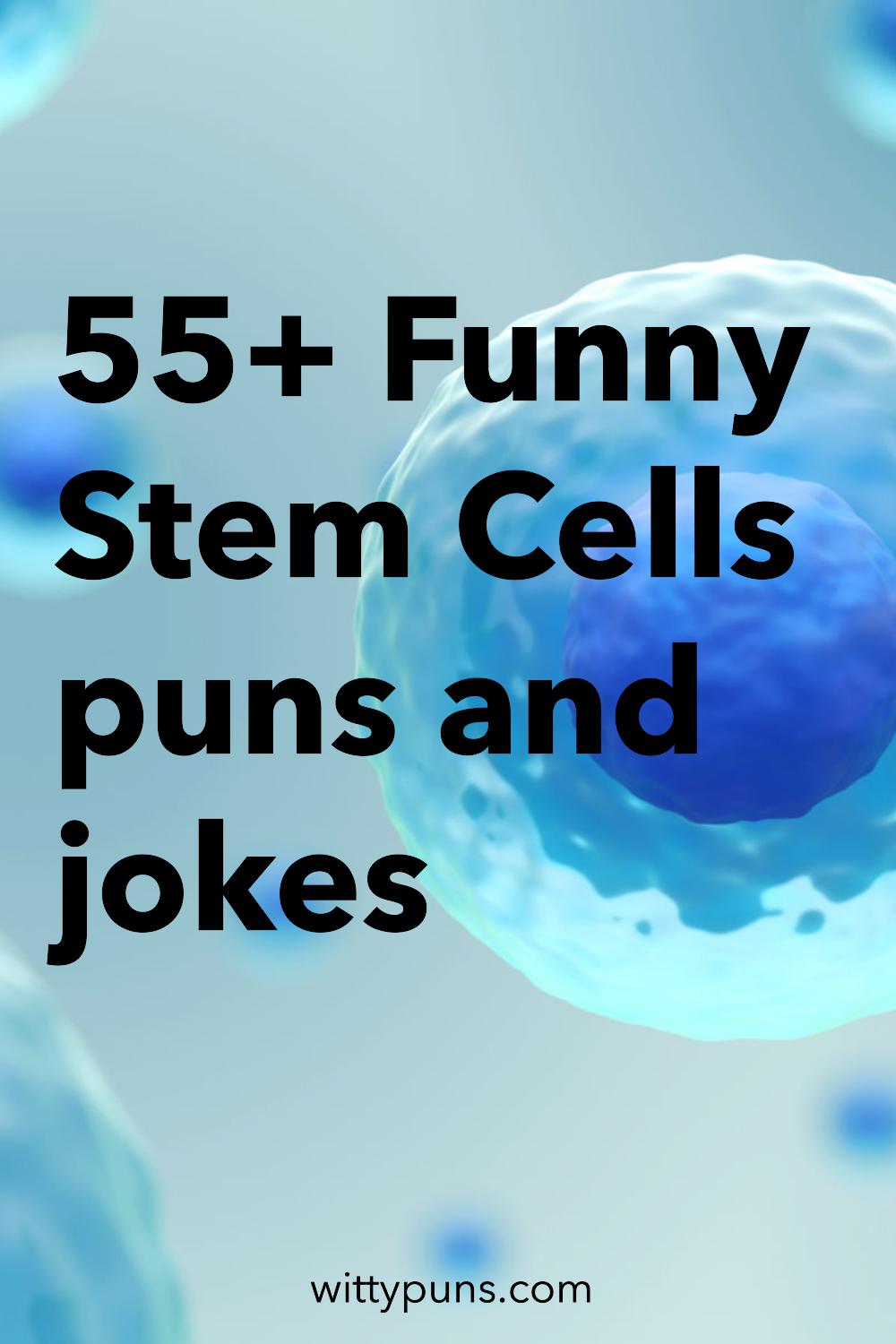 60 Stem Cell Puns and Jokes That Will Make You Laugh - Best Jokes, Puns ...